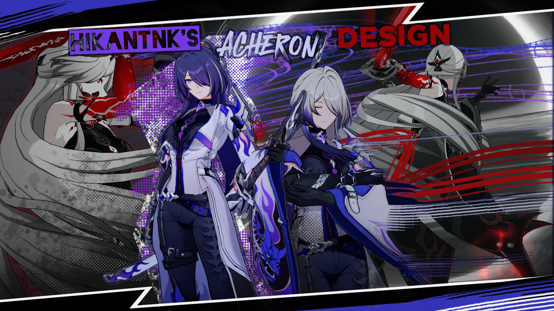 hikantnk's Acheron Design Mod for Honkai Star Rail | HSR Mods