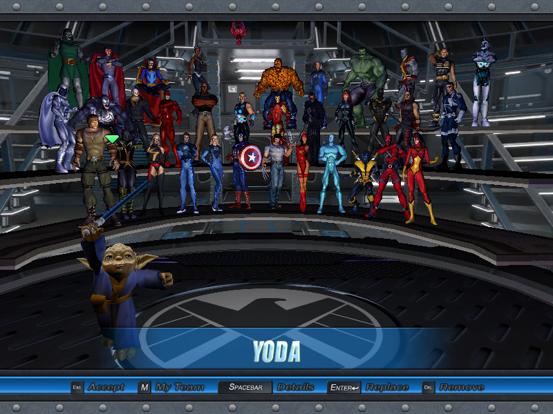 Marvel Avengers Alliance Character Selection Screens Marvel: Ultimate