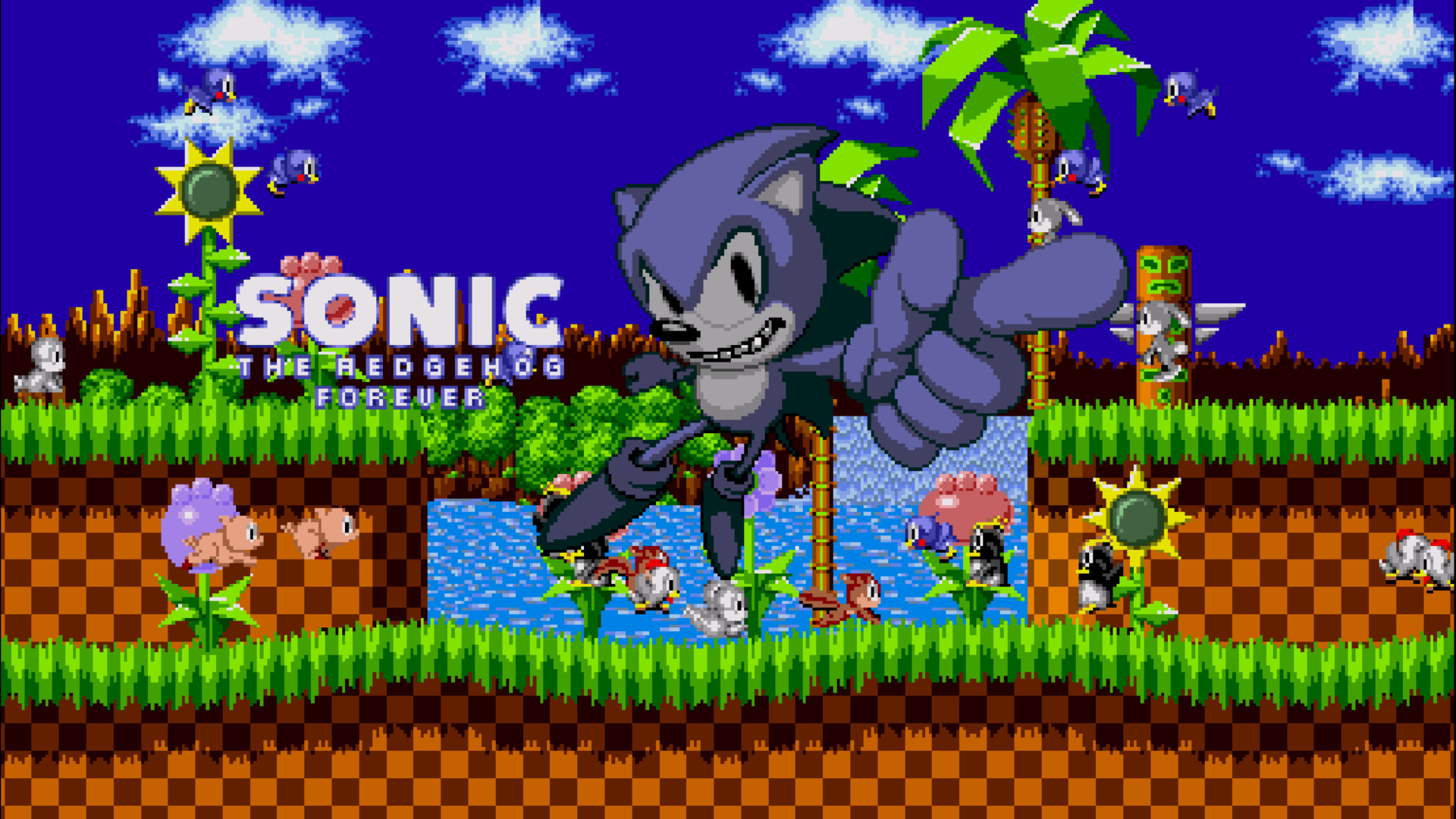 2017 X / "sonic" in sonic 1 forever (v2) Mod for Sonic the Hedgehog Forever | S1F Mods