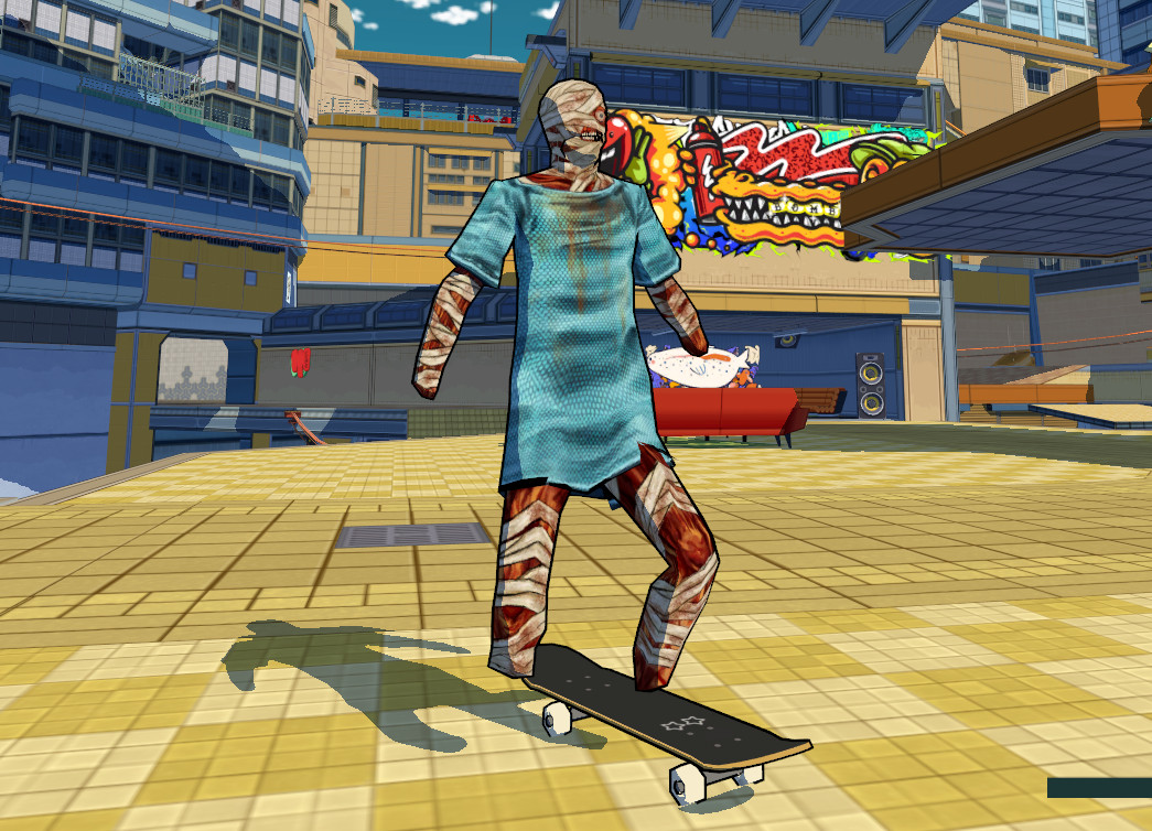 Curly mouthwashing Mod for Bomb Rush Cyberfunk | BRC Mods