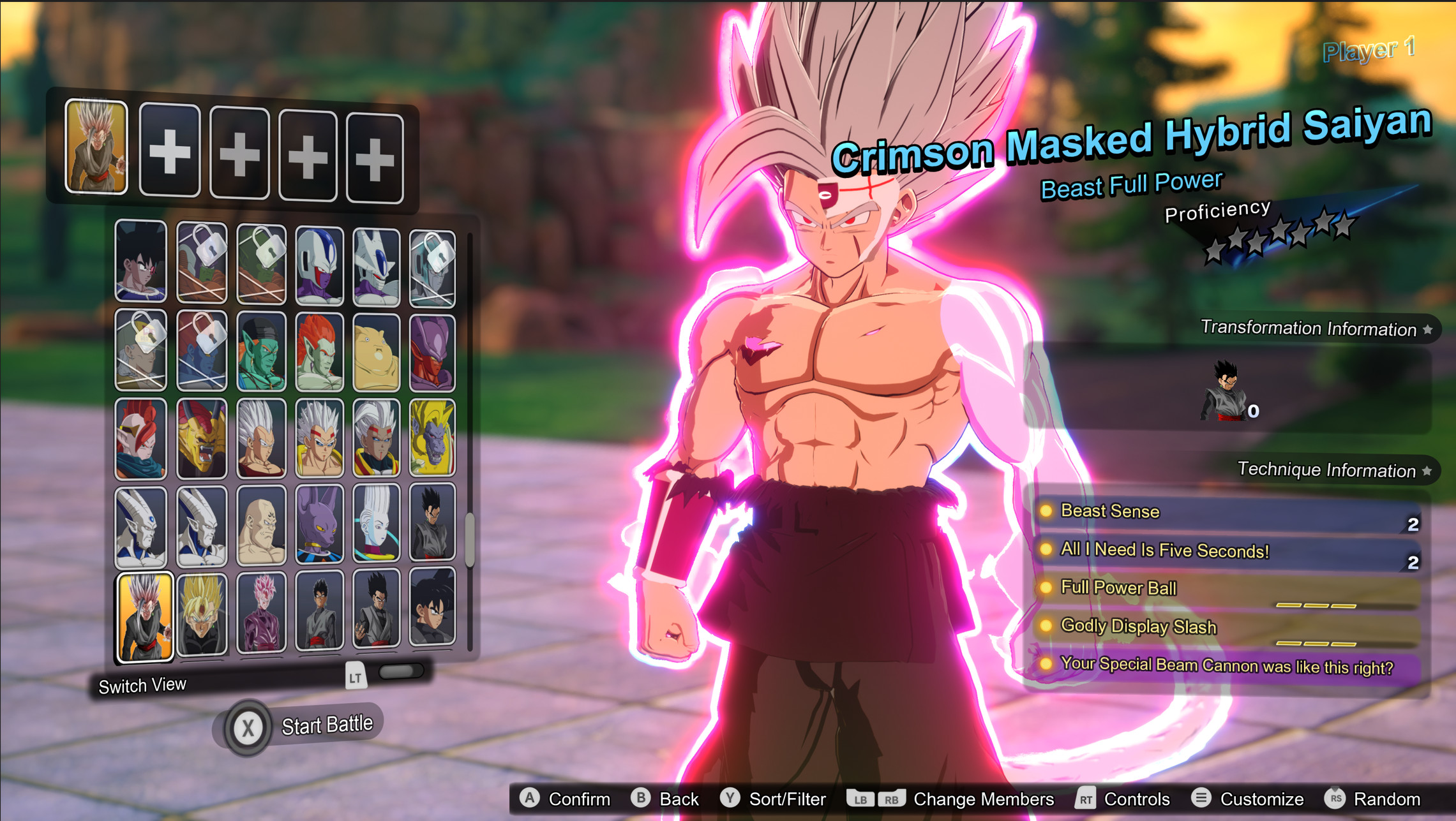 Lenon's Time Breaker Crimson Masked Gohan Mod for Dragon Ball: Sparking ...