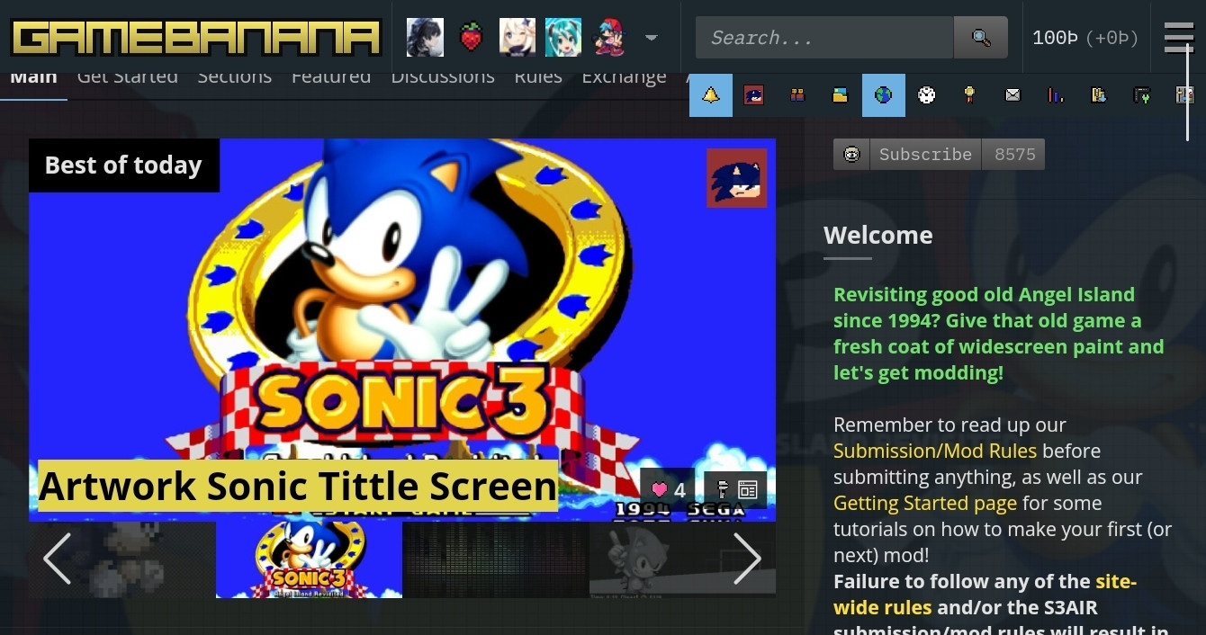 Artwork Title Screens Mod for Sonic 3 A.I.R. | S3AIR Mods