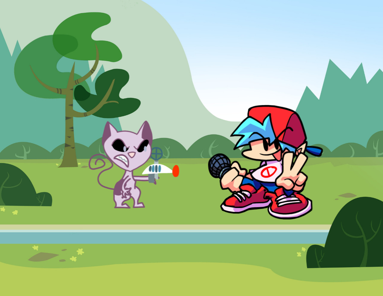 Mr. Kat One-Shot Mod for Friday Night Funkin' | FNF Mods