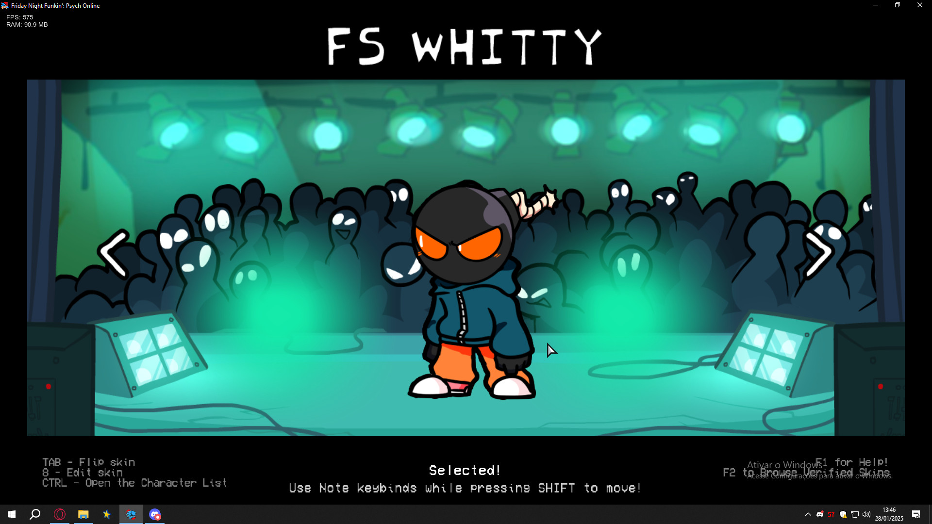 Fun-Sized Whitty for psych online :D Mod for Friday Night Funkin' | FNF ...