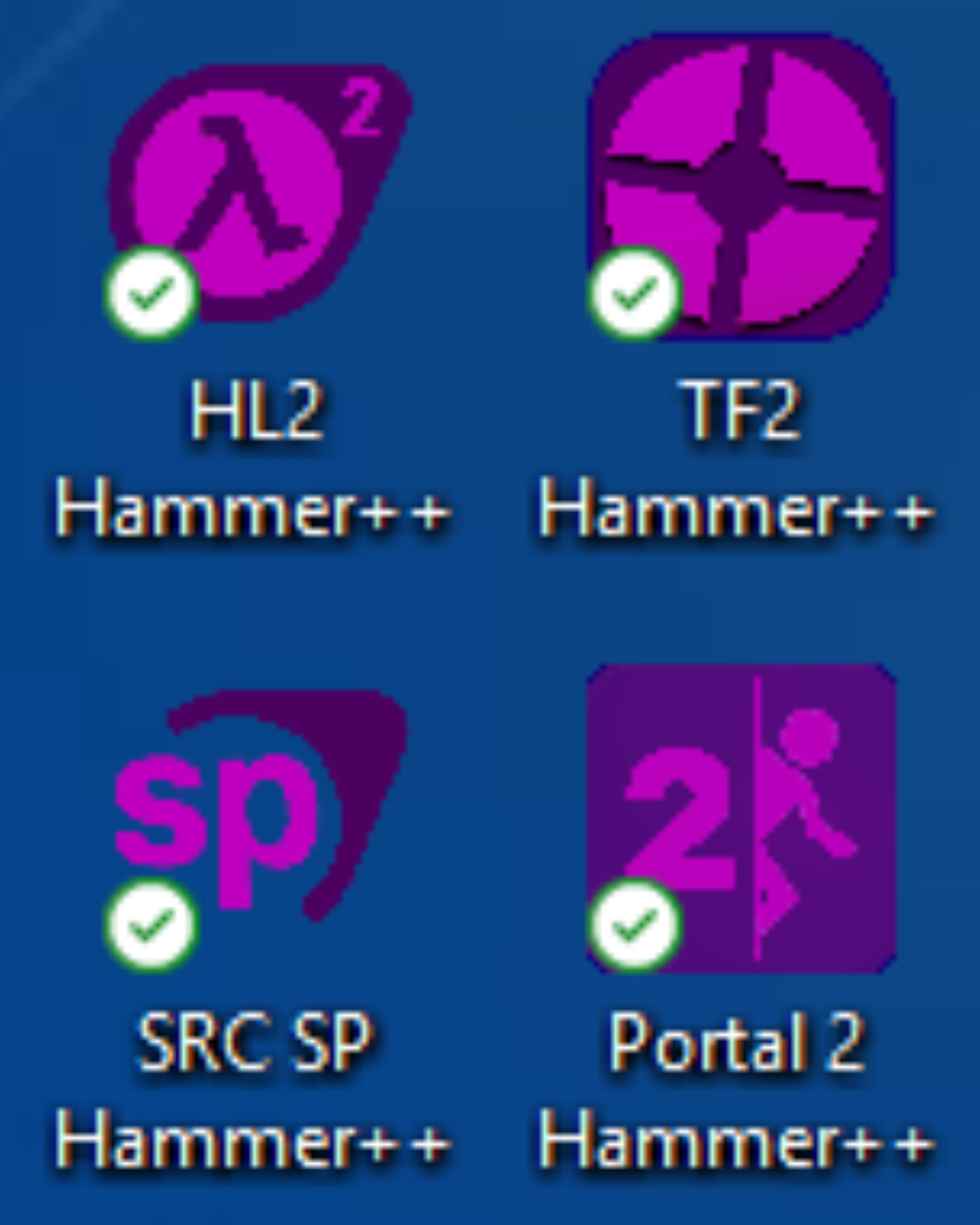 Hammer++ Custom Desktop Icons Mod for Source Engine | Source Mods