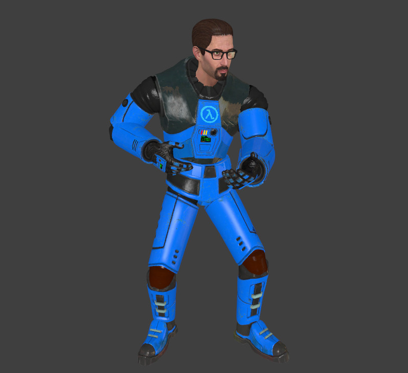 Gordon Freeman as the engineer (Casual) Mod for Team Fortress 2 | TF2 Mods