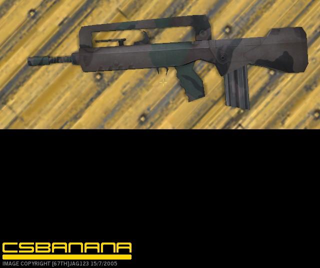 Jungle Camo FAMAS Mod for Counter-Strike: Source | CS:S Mods
