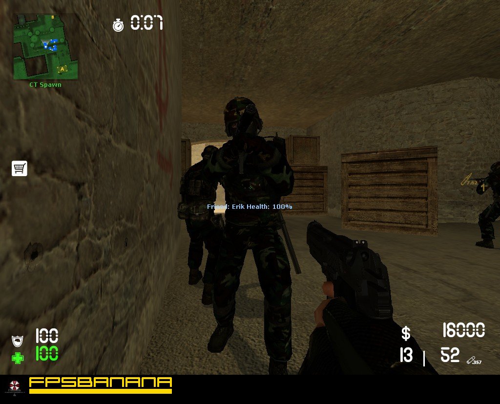 Woodland Camo GSG9 Mod for Counter-Strike: Source | CS:S Mods