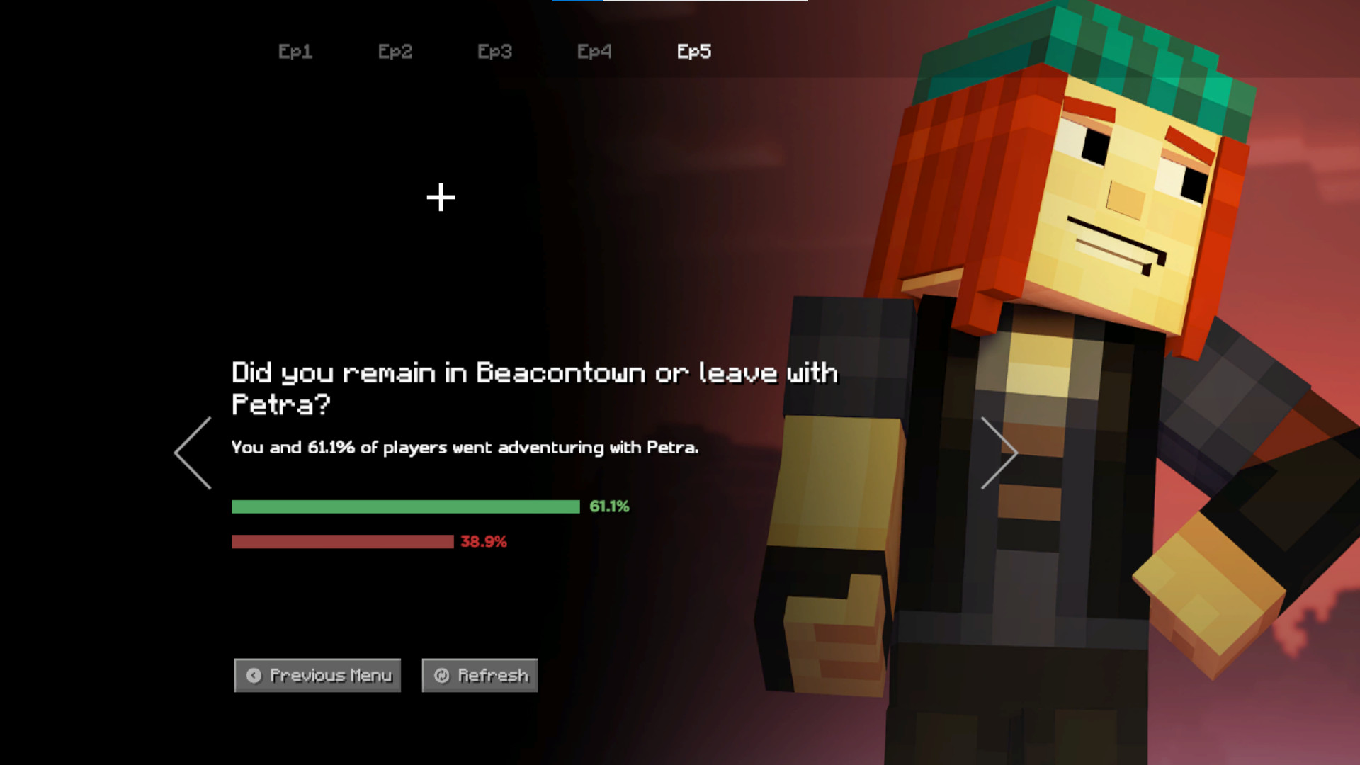 Choice Stats (S2) Mod for Minecraft: Story Mode | M:SM Mods