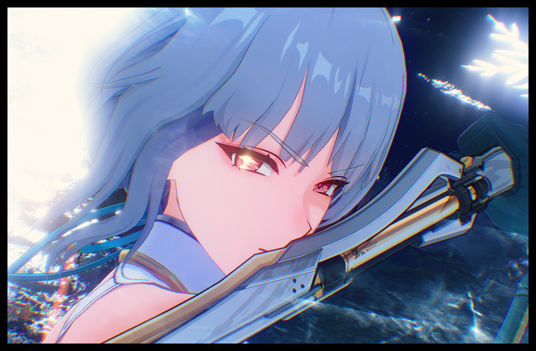 Radiant Sanhua NewSkin OnlyNoMask Mod for Wuthering Waves | WuWa Mods