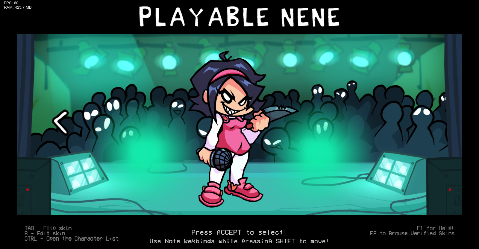 Playable Nene Psych Engine Online Mod for Friday Night Funkin' | FNF Mods