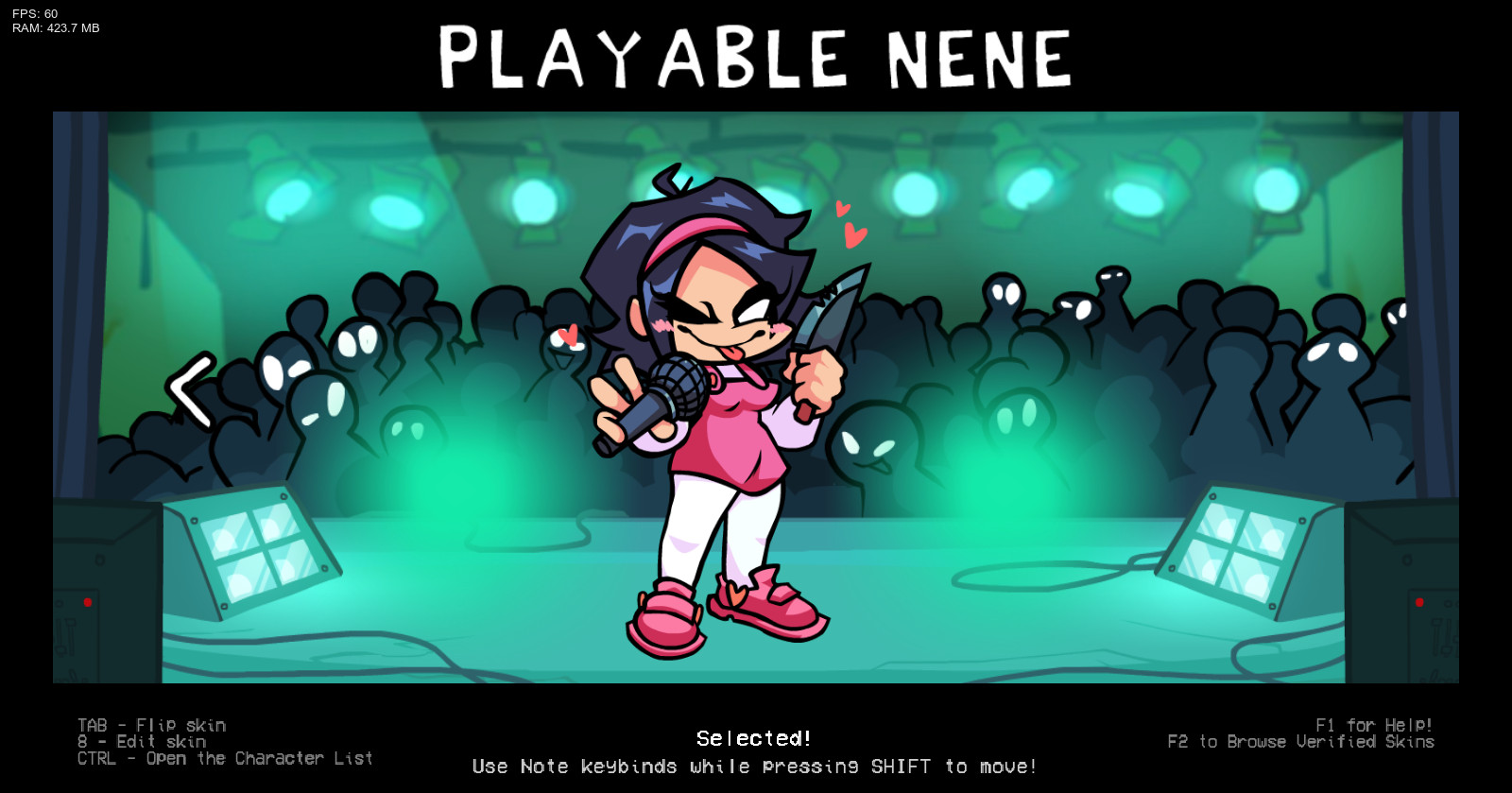 Playable Nene Psych Engine Online Mod for Friday Night Funkin' | FNF Mods