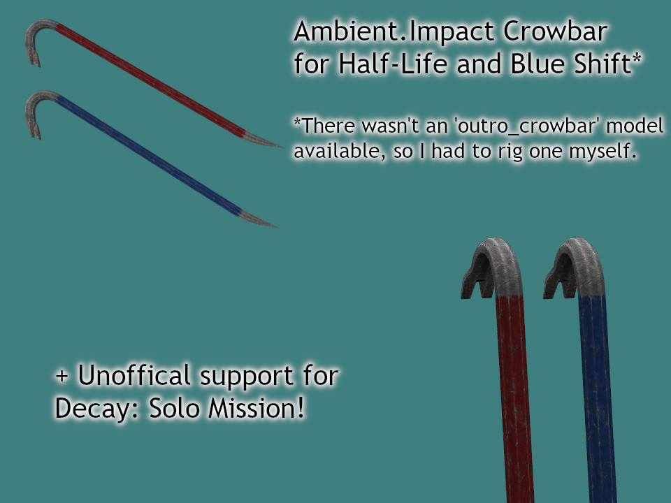 Ambient.Impact Crowbar Mod for Half-Life | HL Mods