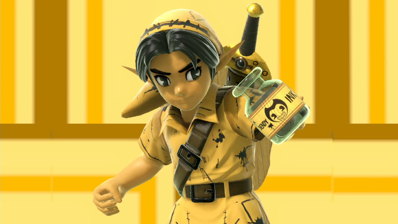 INK LINK - Bendy Mod for Super Smash Bros. Ultimate | SSBU Mods