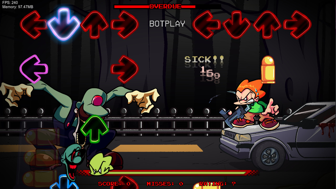 OVERDUE V4 TEASER CHARTED Mod for Friday Night Funkin' | FNF Mods