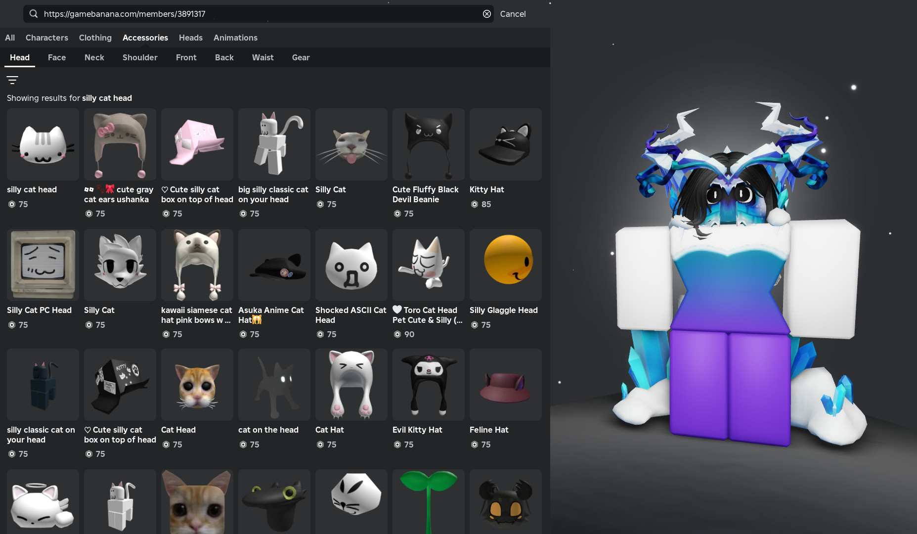 Ambient Particles in Avatar Editor Mod for Roblox | RBLX Mods