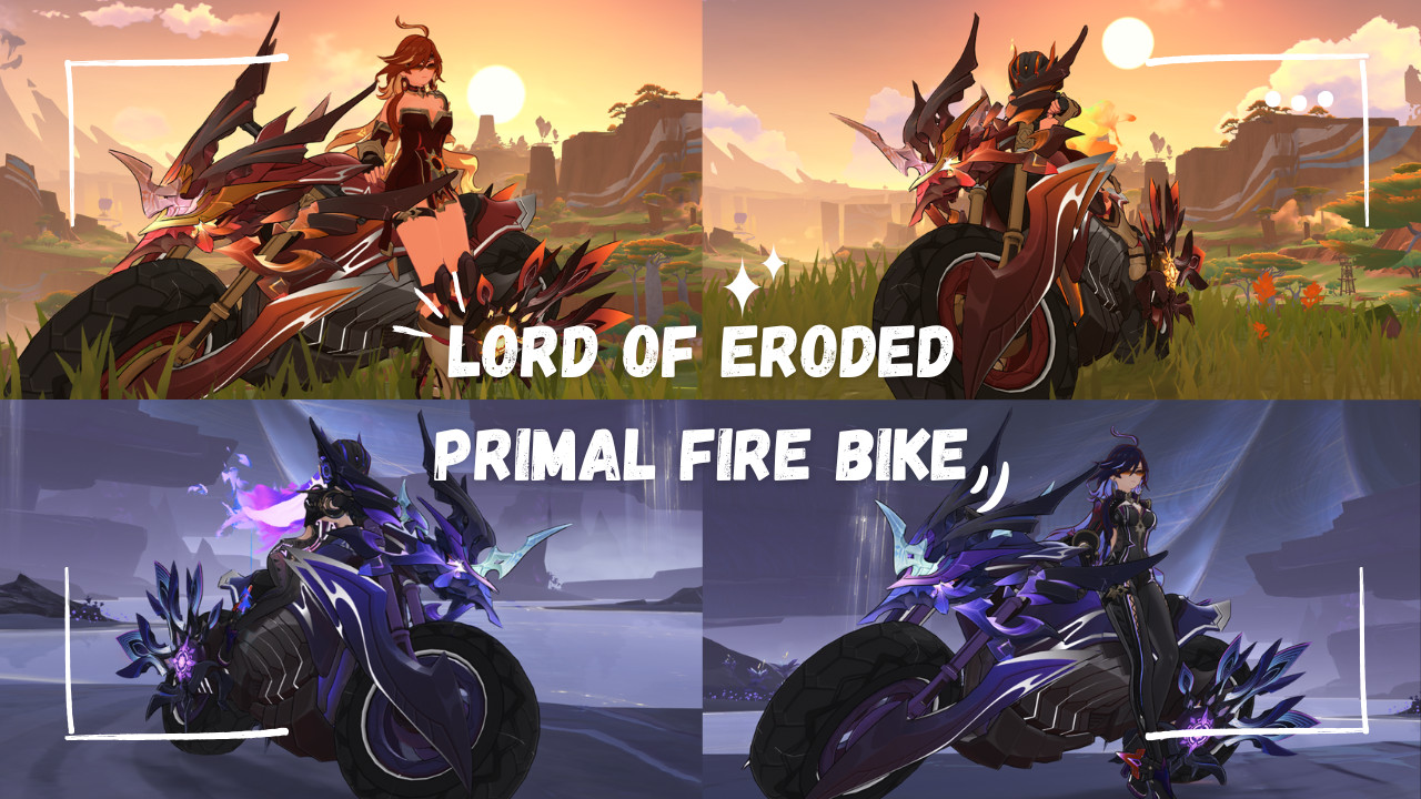 Lord of Eroded Primal Fire Bike - Mavuika Mod for Genshin Impact | GI Mods