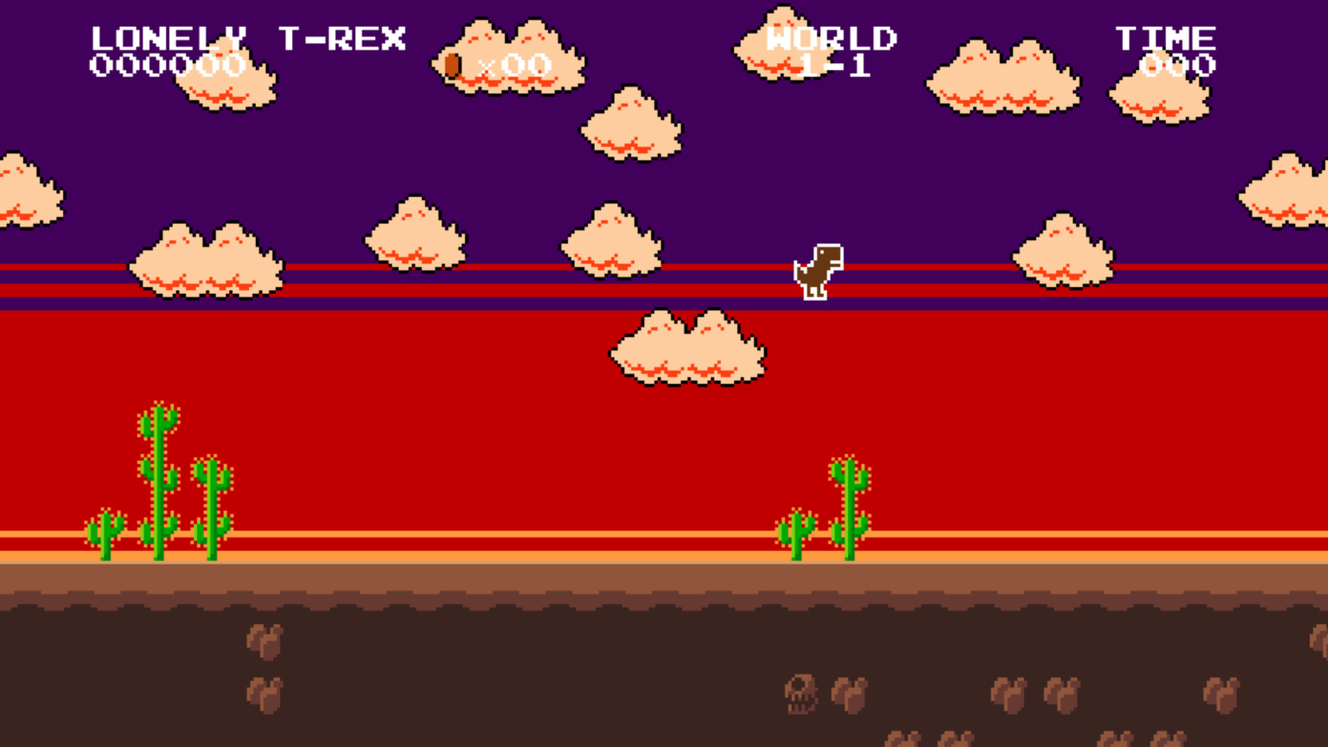 Chrome Dino Character Standalone Release Mod for Mari0 | Mari0 Mods