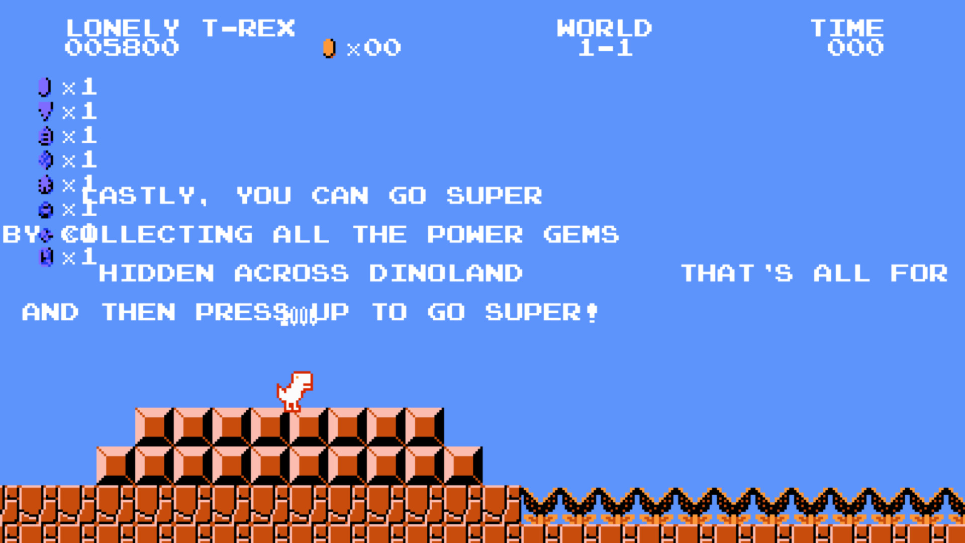 Chrome Dino Character Standalone Release Mod for Mari0 | Mari0 Mods