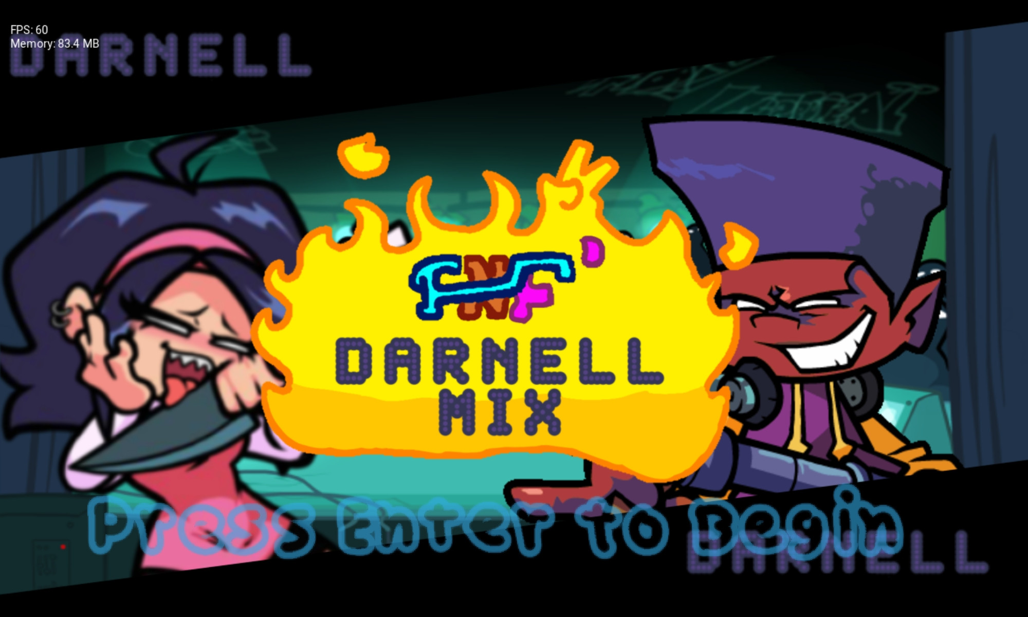 Darnell mix demo Mod for Friday Night Funkin' | FNF Mods