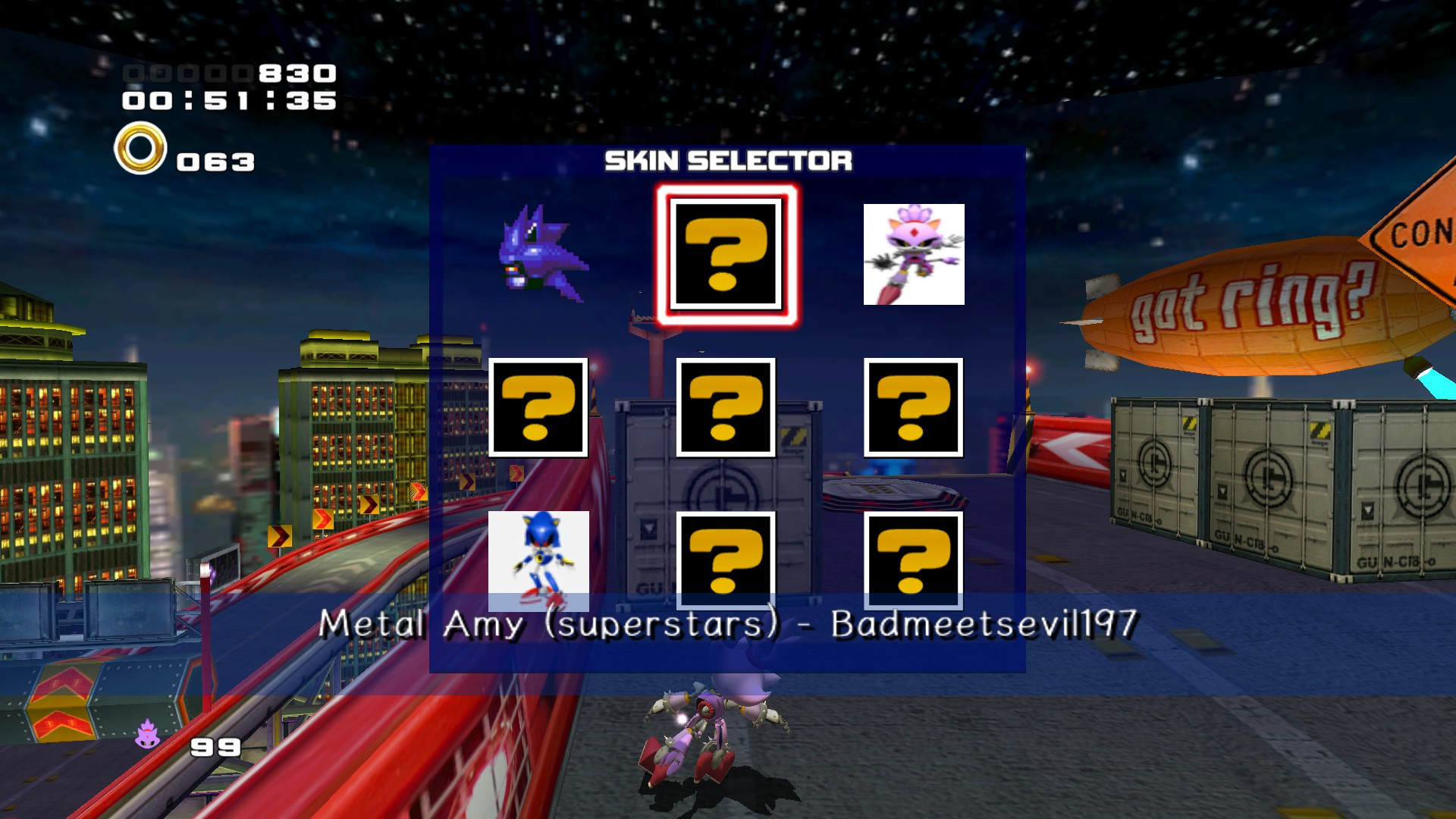 Metal Blaze Mod for Sonic Adventure 2 | SA2 Mods