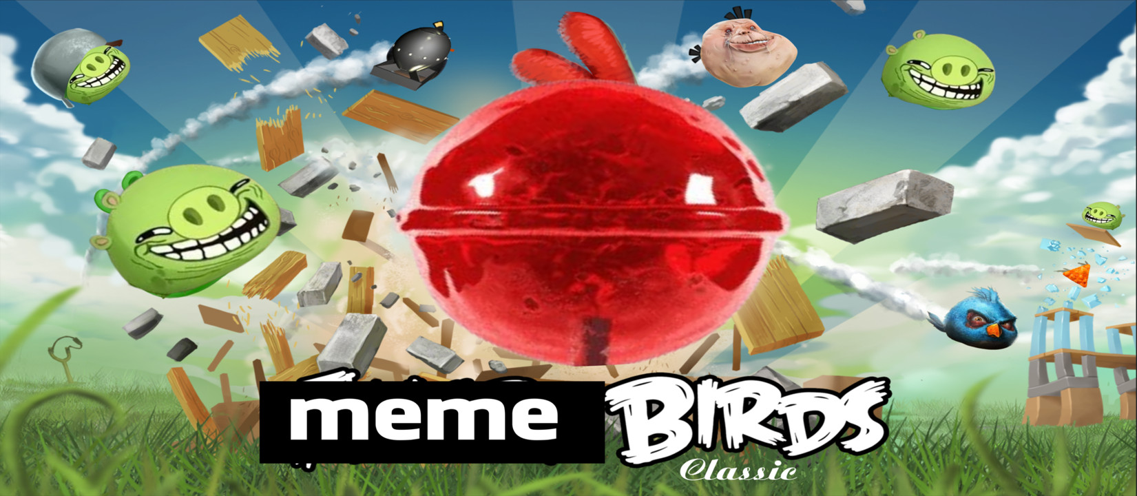 MEME BIRDS CLASSIC Mod for Angry Birds Classic | AB classic Mods