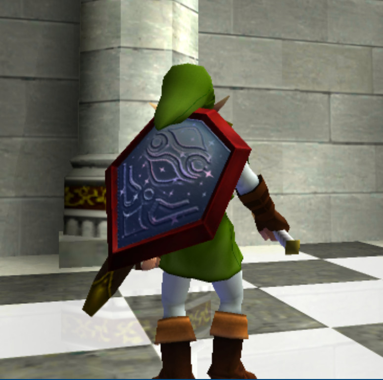 Sparkling Mirror Shield For Better Link Mod for The Legend of Zelda ...