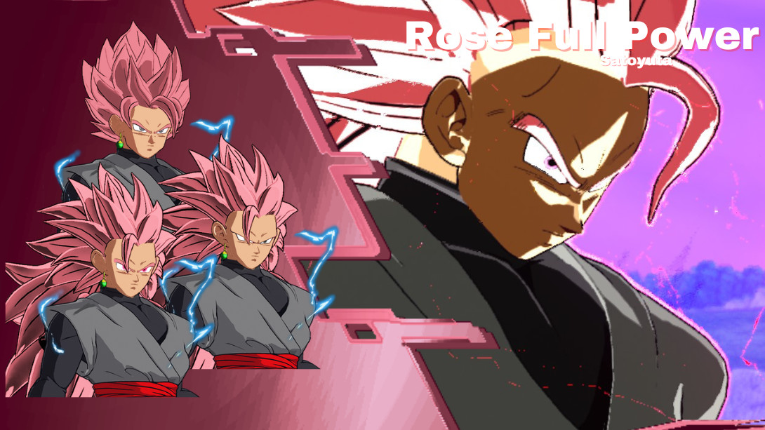 Black Super Saiyan Rosé Full Power + SSJ2 and SSJ3 Mod for Dragon Ball ...