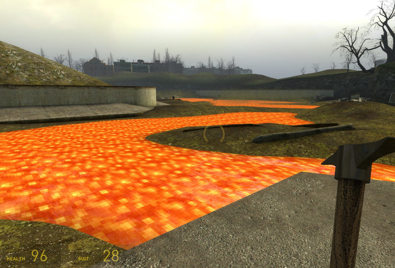 Minecraft Lava Mod for Half-Life 2 | HL2 Mods
