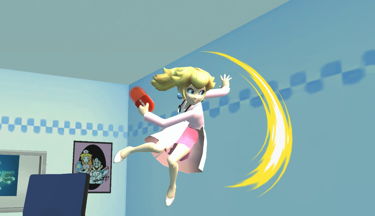Dr.Peach Costume Mod for Super Smash Bros. Brawl | Brawl Mods