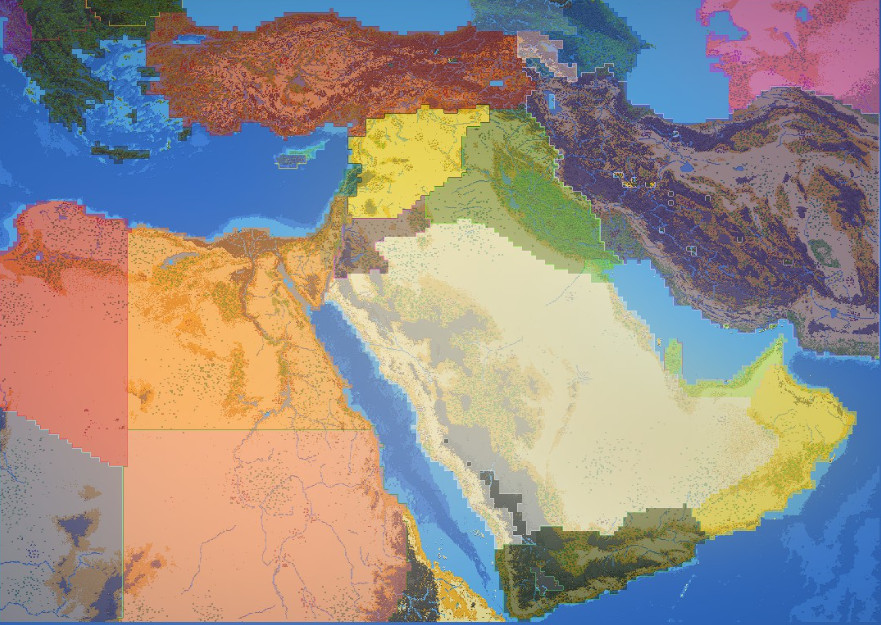 Middle East 260 Villages Mod for WorldBox | WorldBox Mods
