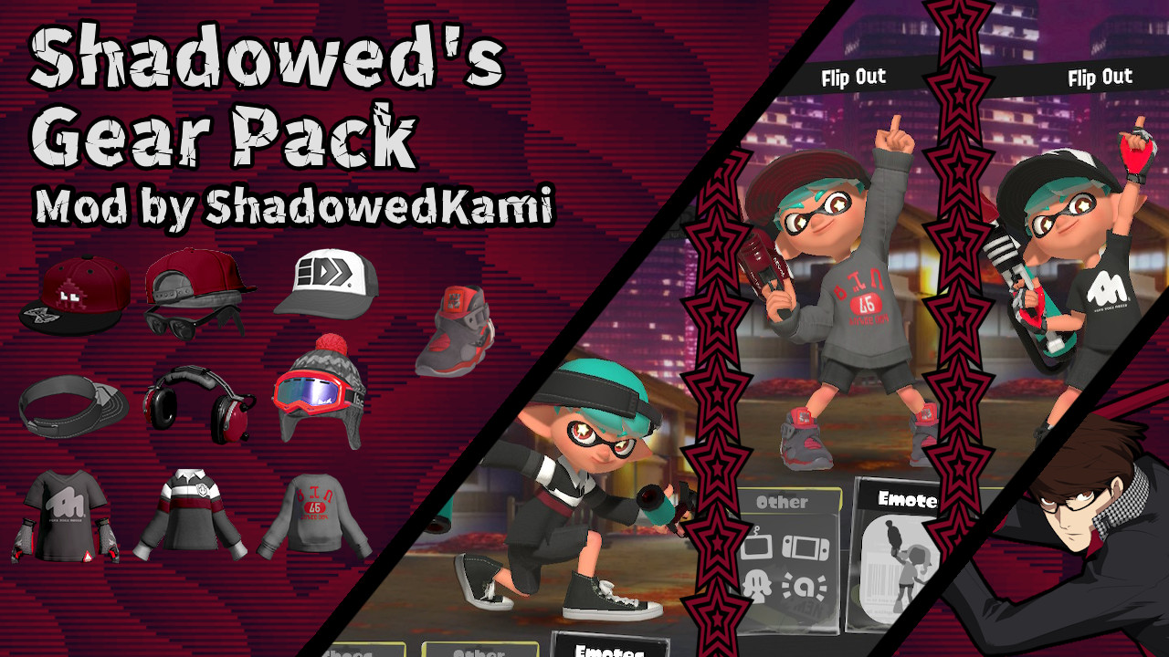 Shadowed's Gear Pack Mod for Splatoon 3 | Splatoon 3 Mods