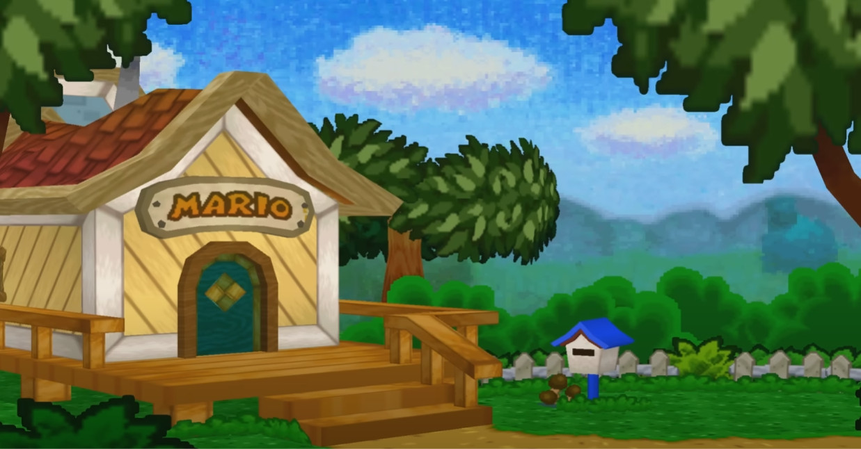 Accurate Pm64 Background for Mario's House Mod for Paper Mario: The ...