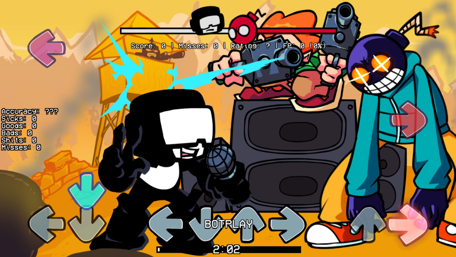 Whitty Skin pack for Psych Online Mod for Friday Night Funkin' | FNF Mods