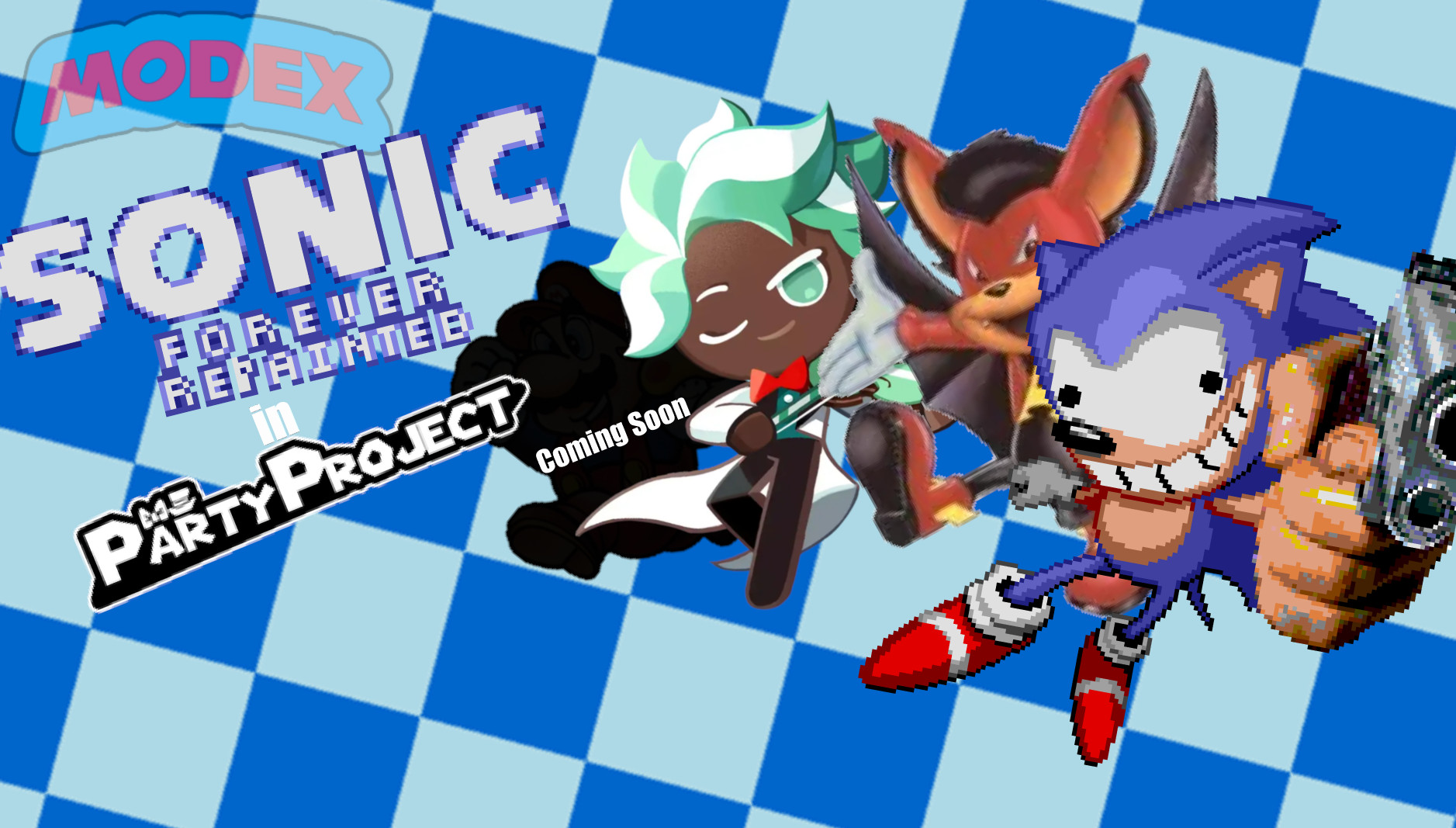 Sonic Forever Repainted Cast In Party Project Mod for Party Project ...