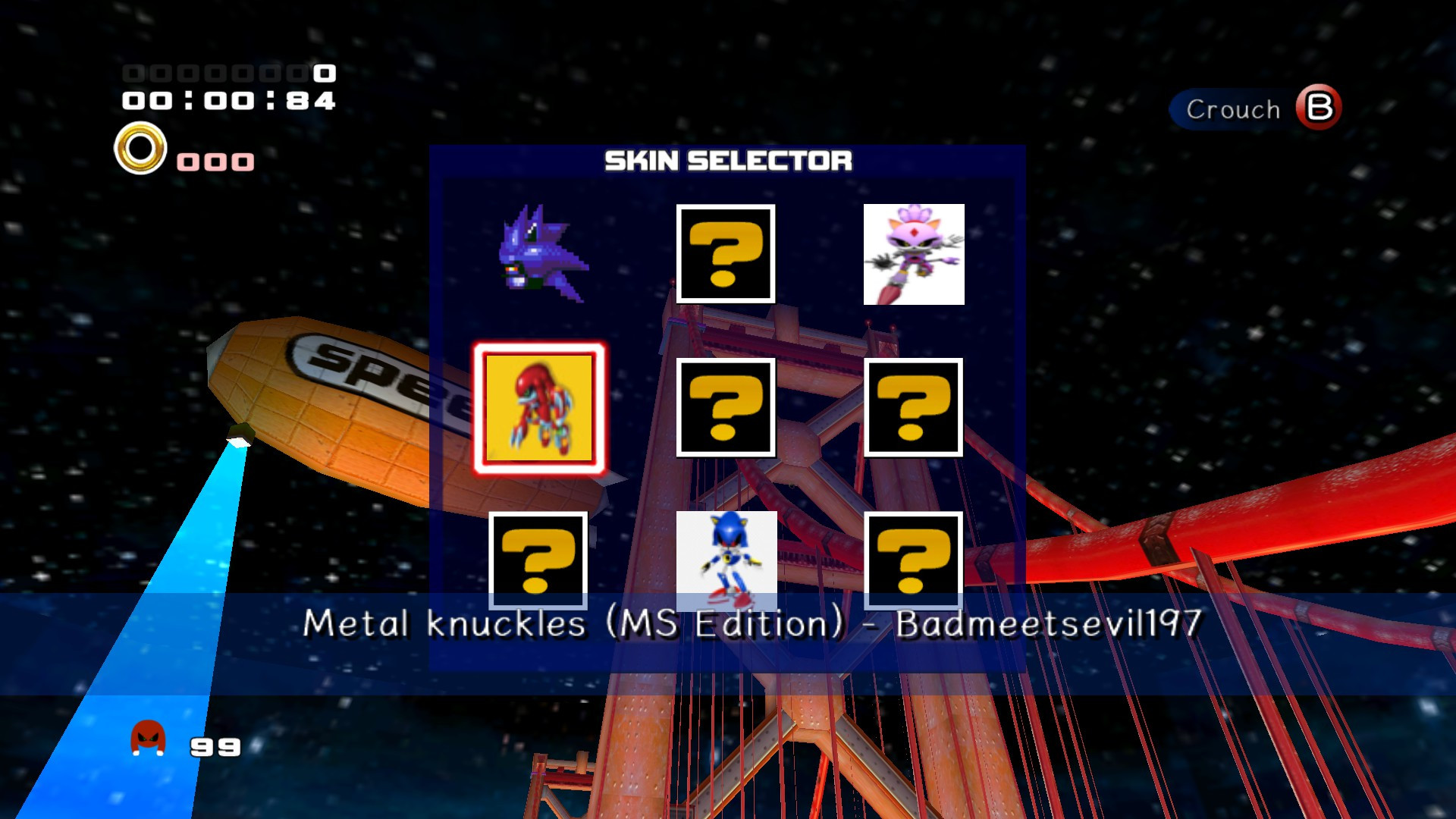 Metal Knuckles (Metal sonic edition) Mod for Sonic Adventure 2 | SA2 Mods