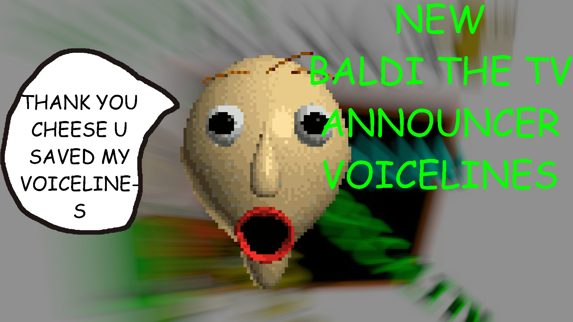 Baldified Voicelines For Baldi The TV Announcer Mod for Baldi's Basics ...