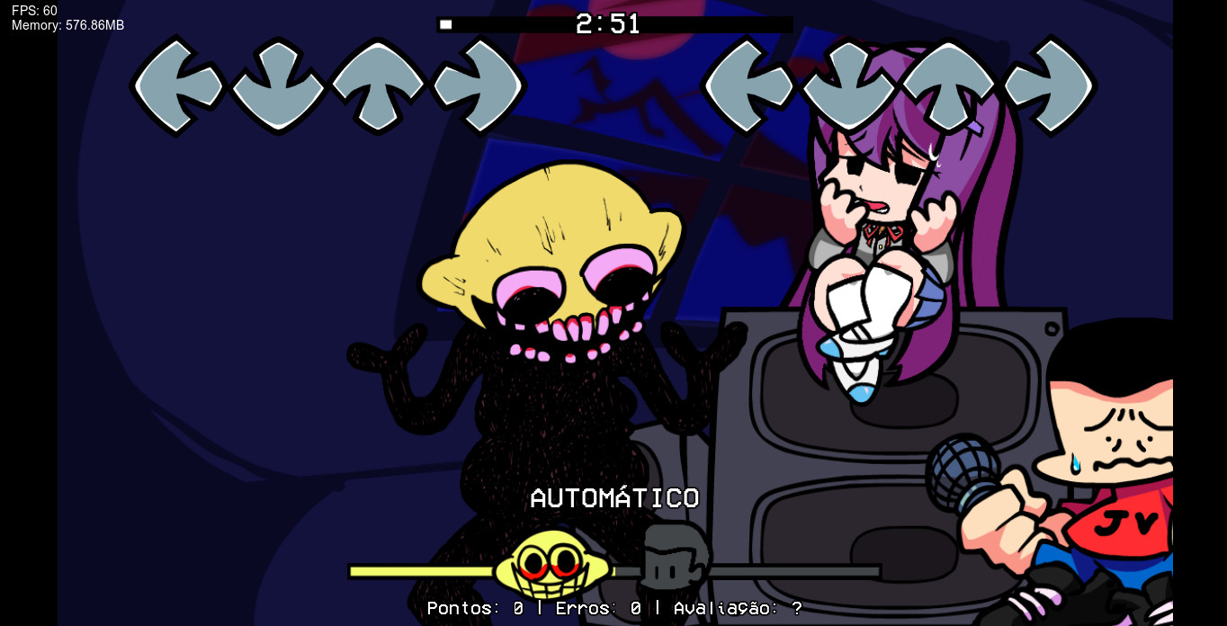 Yuri over Girlfriend + FLA Mod for Friday Night Funkin' | FNF Mods