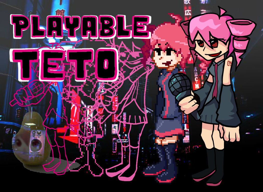 PLAYABLE TETO + COVERS Mod for Friday Night Funkin' | FNF Mods