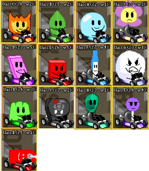 CFM's BFDI Pack Mod for Dr. Robotnik's Ring Racers | DRRR Mods