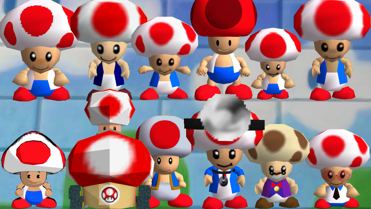 [CS] Toad's Skin Pack Mod for Super Mario 64 PC Port | SM64 PC Mods