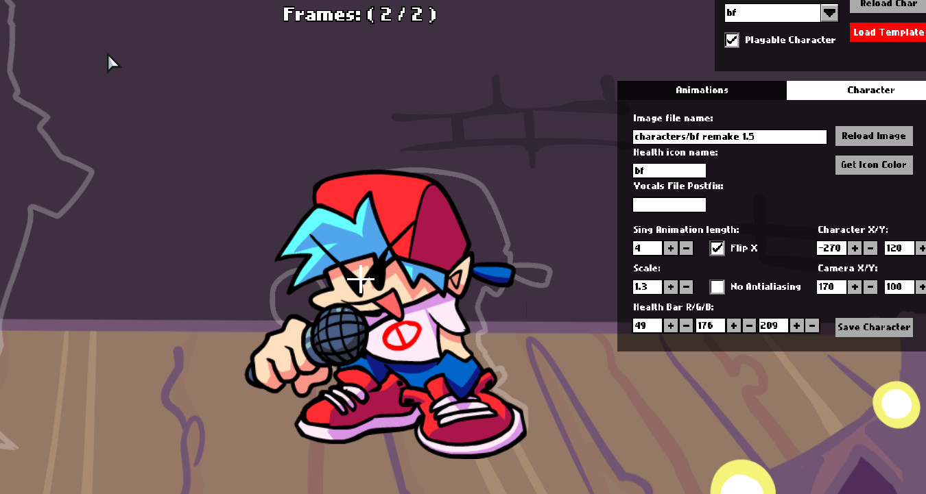 BF Reanimated Sprite and Json!! Mod for Friday Night Funkin' | FNF Mods