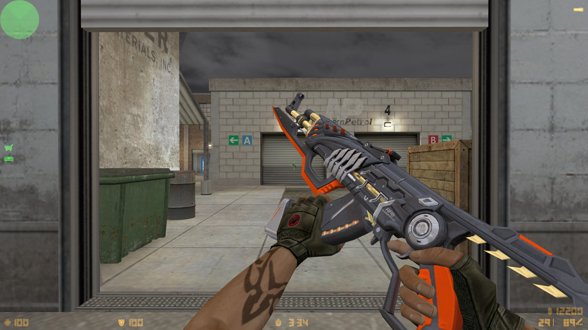 CrossFire AK47-Red Knife Beast Mod for Counter-Strike 1.6 | CS1.6 Mods