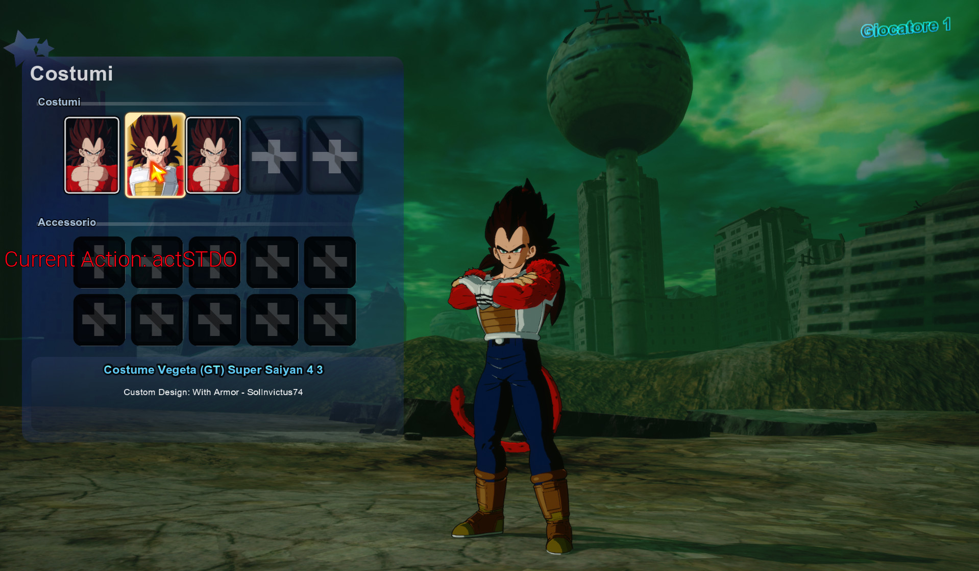 Vegeta GT - Sol Invictus74 Mod for Dragon Ball: Sparking! ZERO | DBSZ Mods