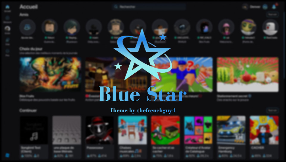 Blue Star Theme Mod for Roblox | RBLX Mods