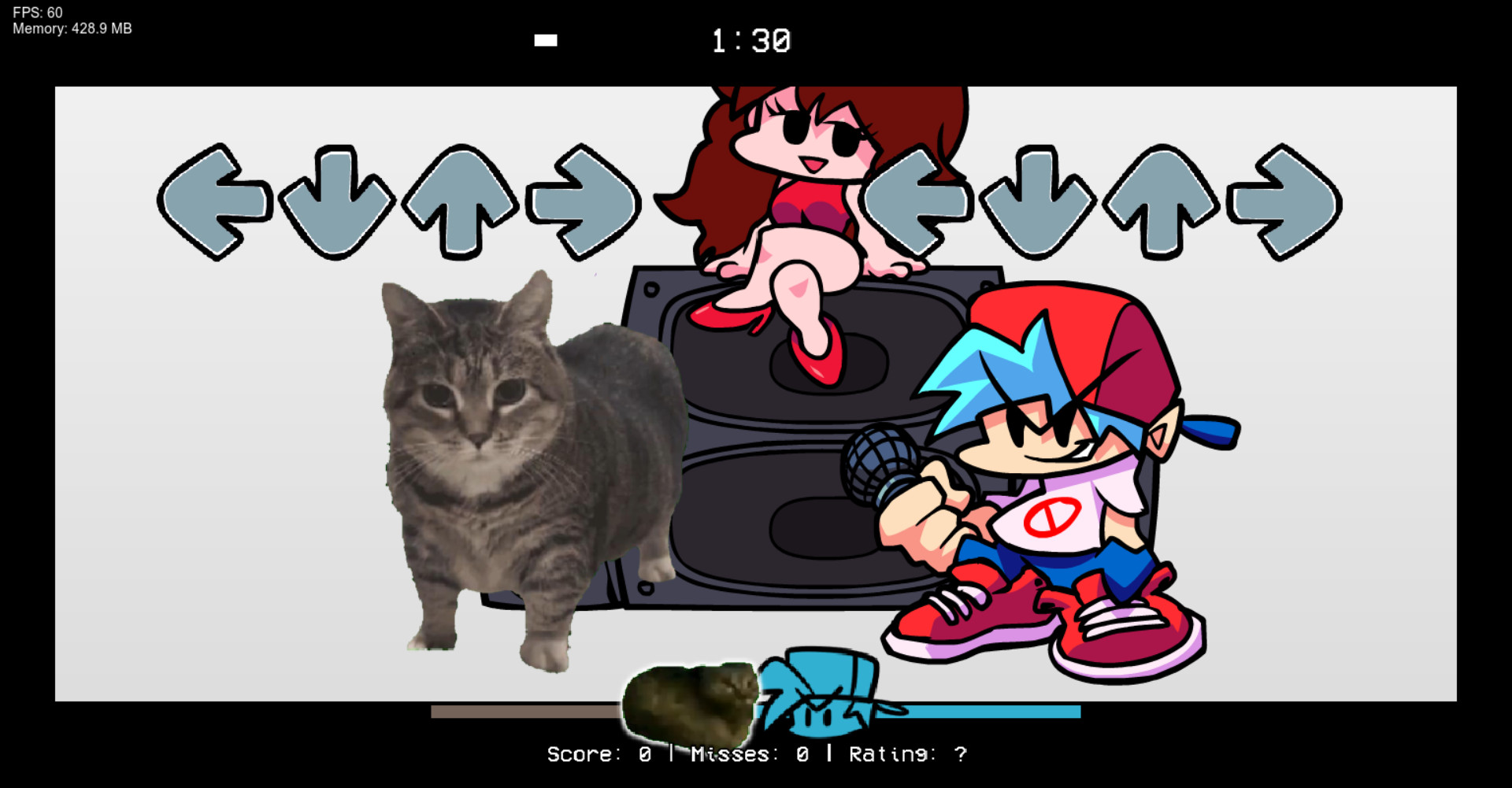 vs Spinning cat Mod for Friday Night Funkin' | FNF Mods