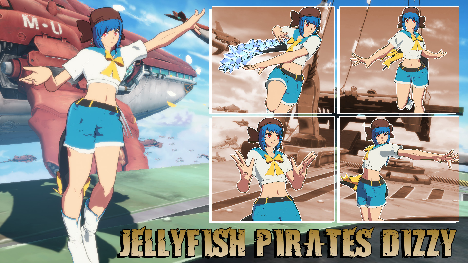 Jellyfish Pirate Dizzy [V2 Update] Mod for GUILTY GEAR -STRIVE- | GGST Mods