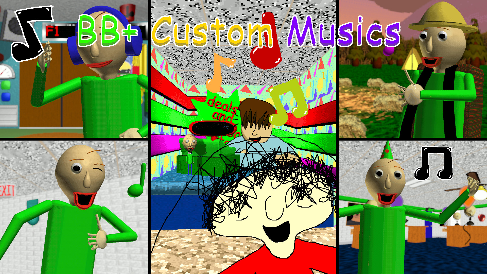 (0.13.x) BB+ Custom Musics Mod for Baldi's Basics | Baldi Mods