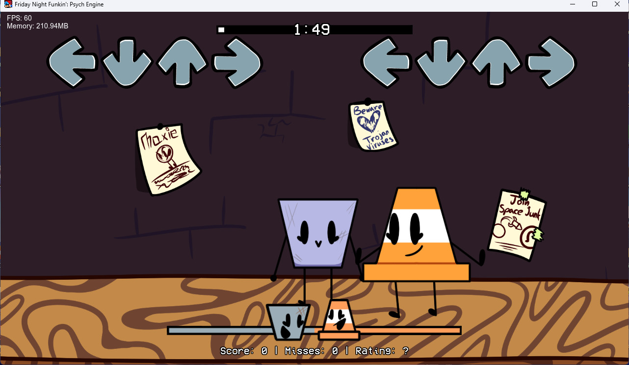 Cone_Crossing_Proto Mod for Friday Night Funkin' | FNF Mods