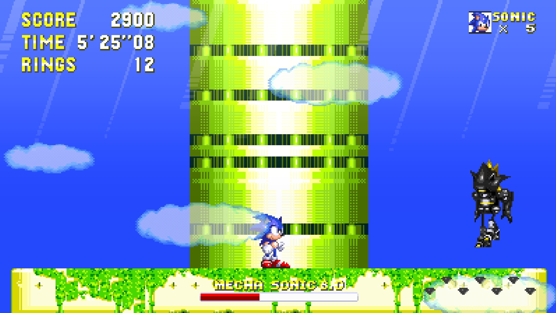 Mecha Sonic 3.0 Over Mecha Sonic Mod for Sonic 3 A.I.R. | S3AIR Mods